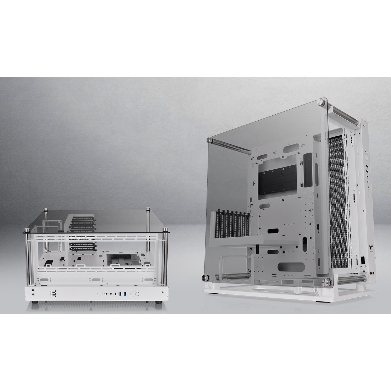 Корпус Thermaltake Core P3 Tempered Glass Pro Snow white - eMAG.bg