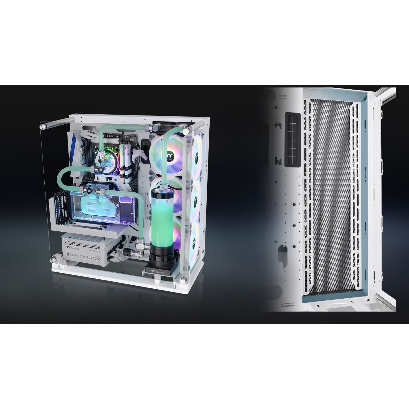 Корпус Thermaltake Core P3 Tempered Glass Pro Snow white - eMAG.bg