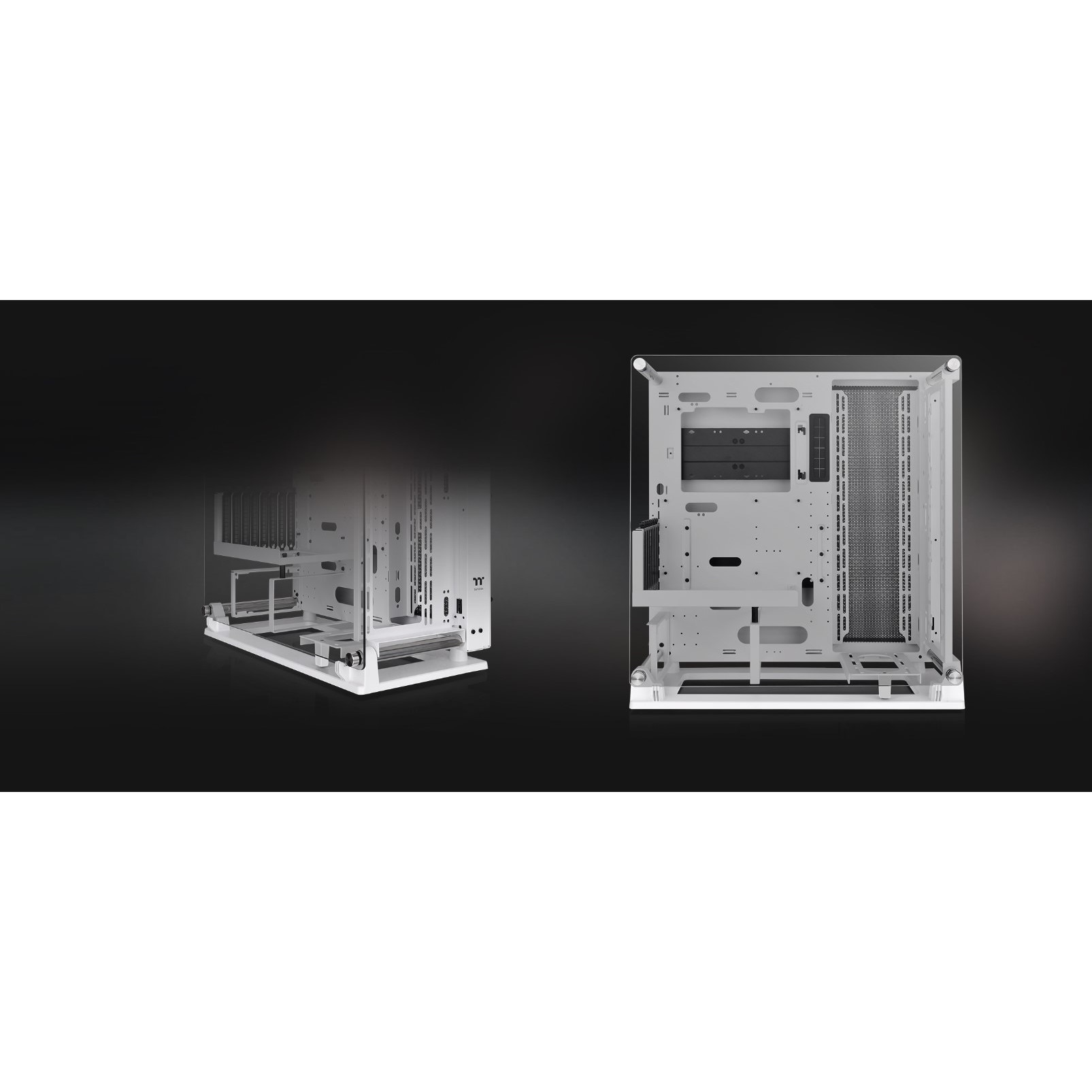 Корпус Thermaltake Core P3 Tempered Glass Pro Snow white - eMAG.bg