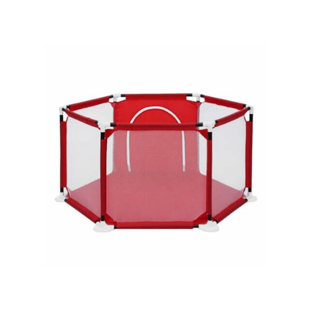 Spatiu de joaca tarc bebe, hexagonal, Empria, Rosu - eMAG.ro