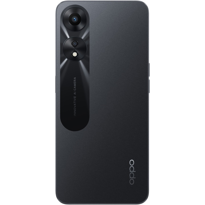 Telefon mobil OPPO A78, Dual SIM, 128GB, 4GB RAM, 5G, Glowing Black ...