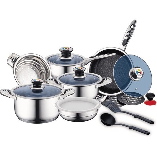 Set de oale din inox, 16 piese Royalty Line - eMAG.ro