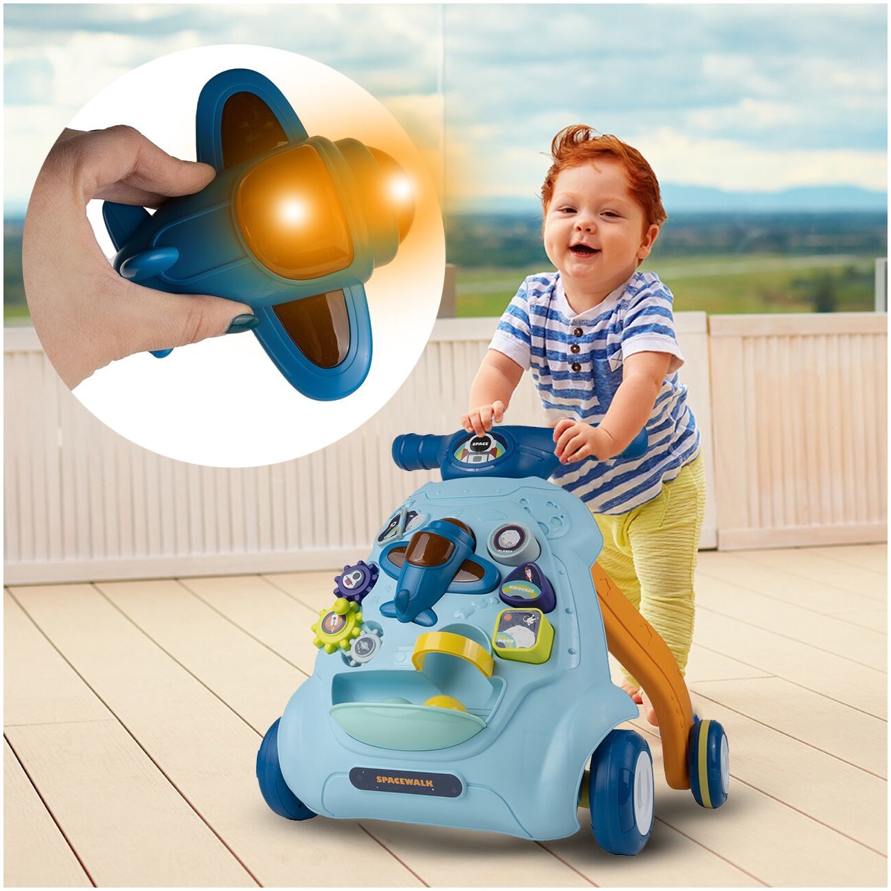 Antemergator si centru interactiv cu panou cu multiple activitati ...