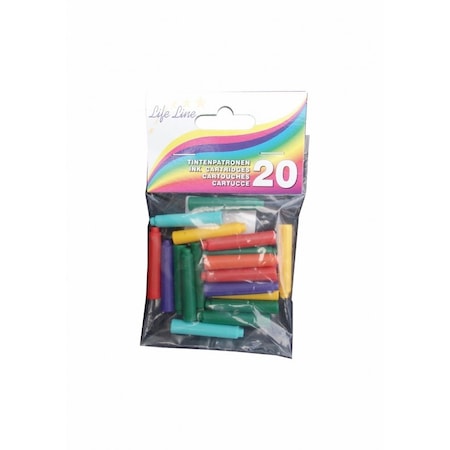 Patroane cerneala scurte COLORARTE, color, 20 bucati/set - eMAG.ro