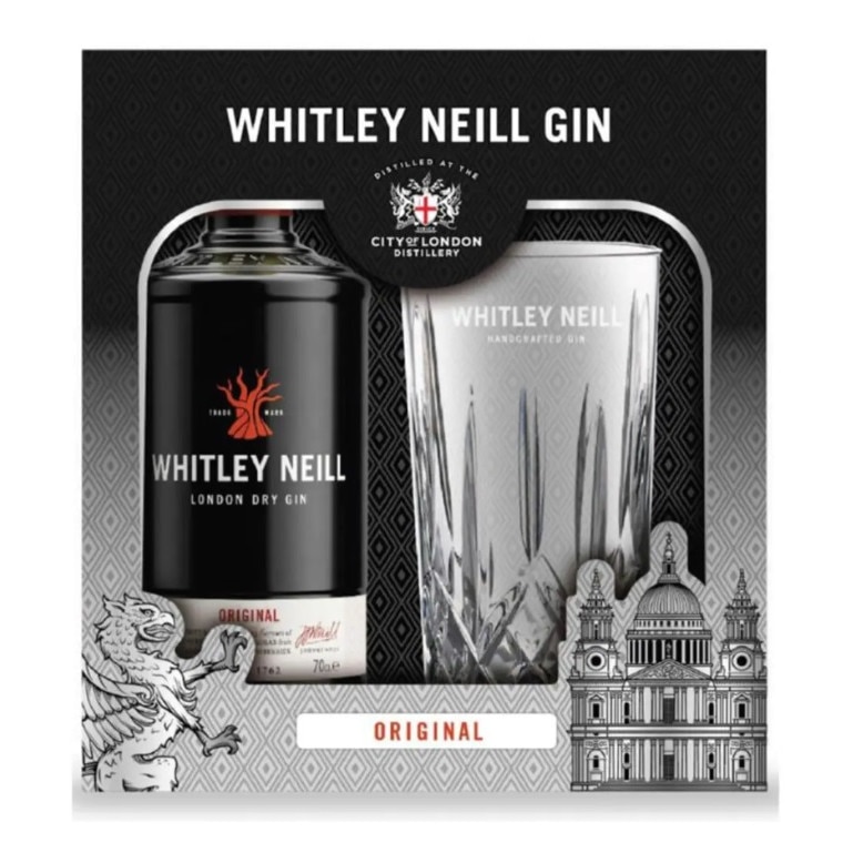 Pachet Gin Whitley Neill, 0.7L si 1 pahar din sticla - eMAG.ro