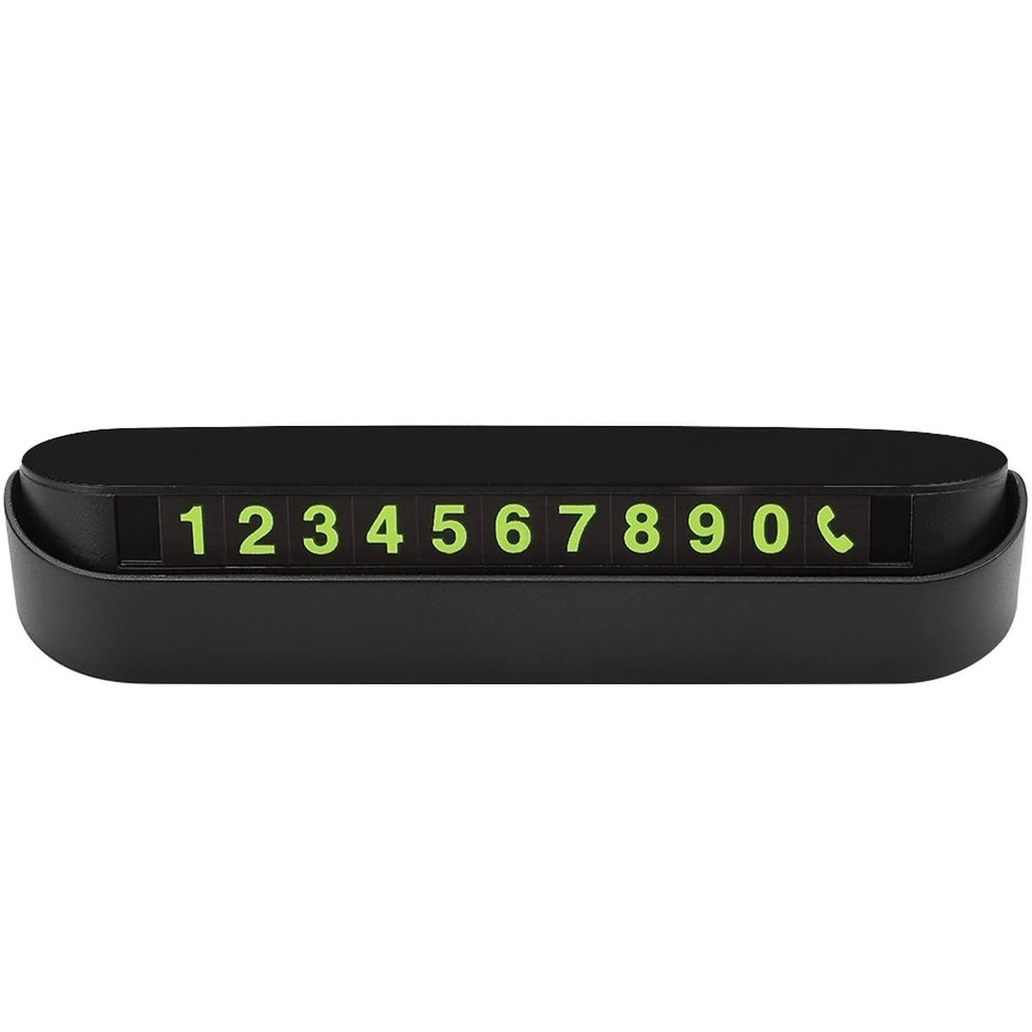 Suport numar telefon magnetic, parcare temporara, Negru - eMAG.ro