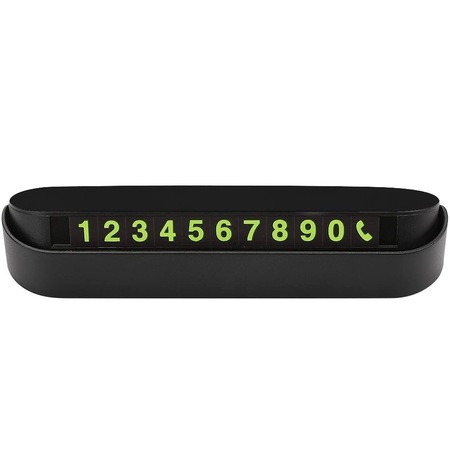 Suport numar telefon magnetic, parcare temporara, Negru - eMAG.ro