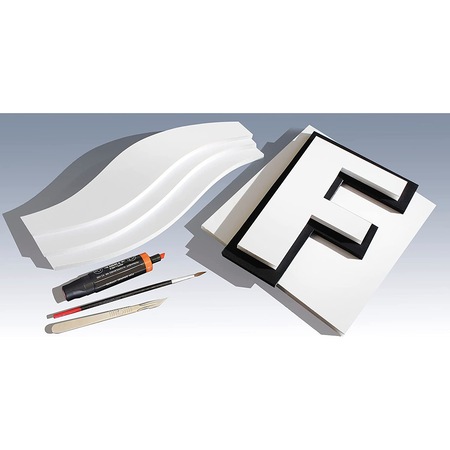 Placa foam, komatex, pvc expandat, 10mm, A4, 297x210mm, alb - eMAG.ro