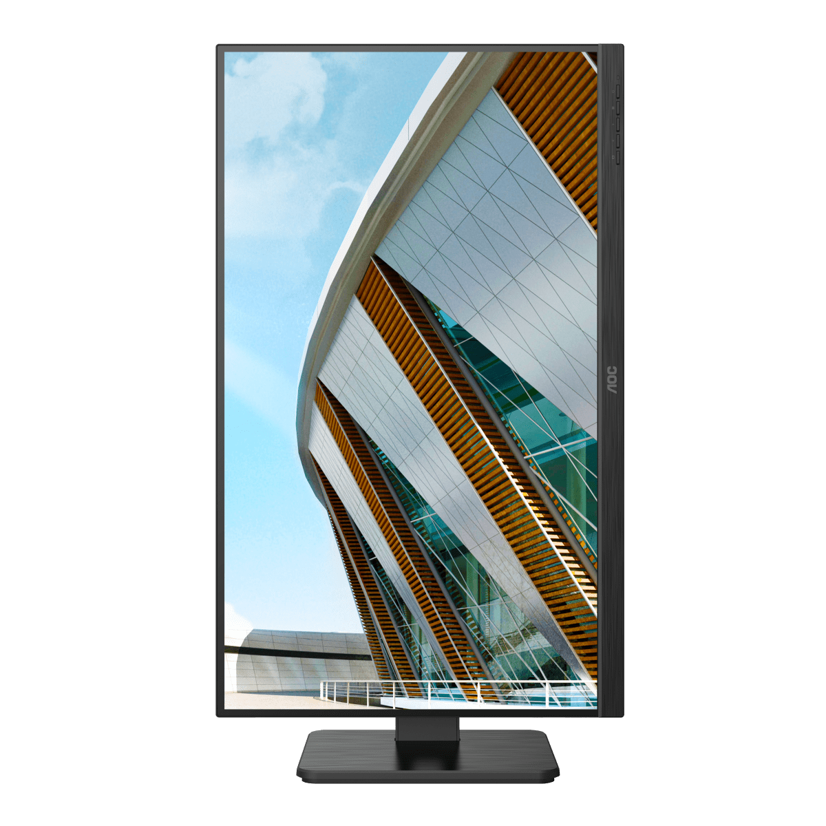 Монитор AOC VA 23.8", FullHD, 75Hz, DisplayPort, 24P2QM, черен - eMAG.bg