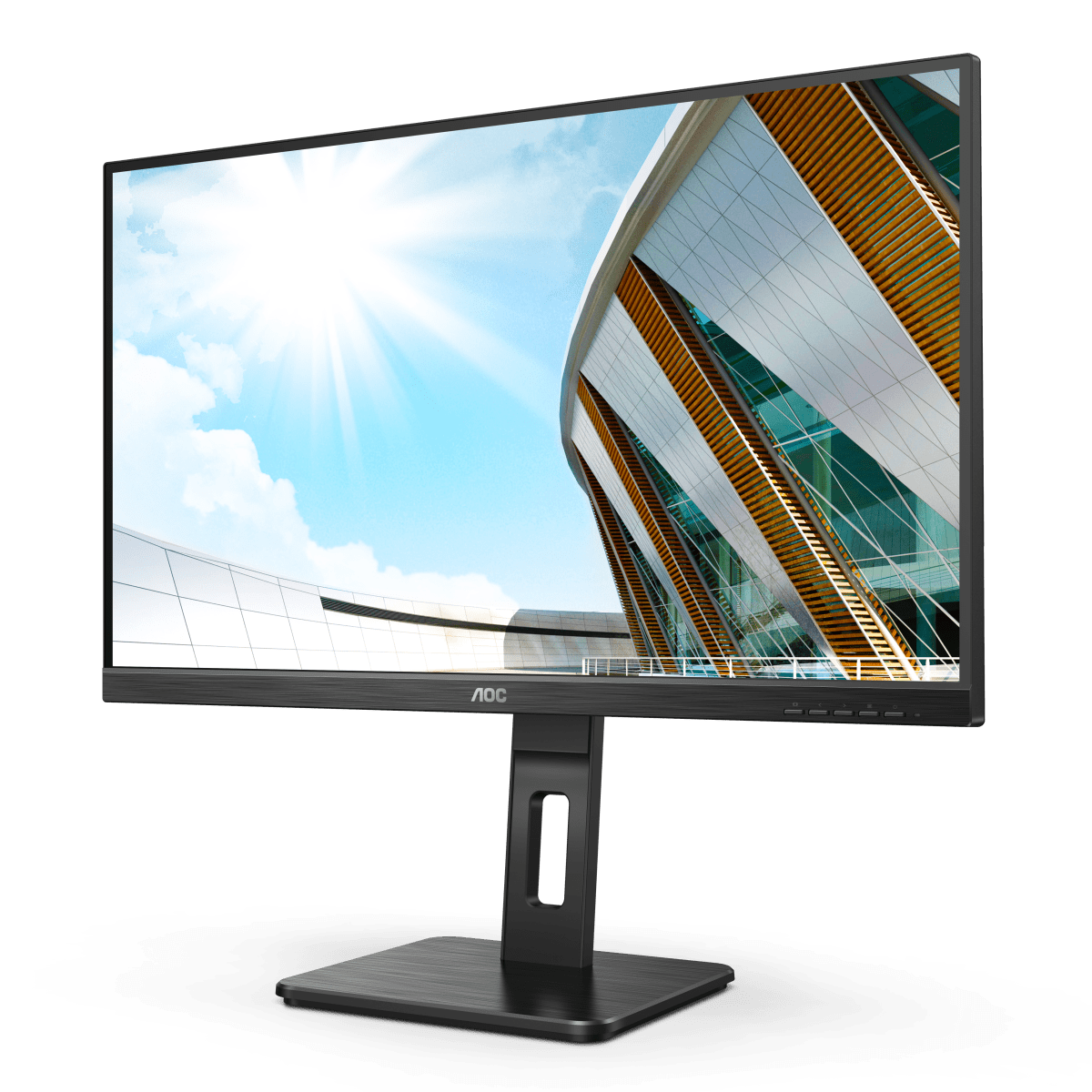 Монитор AOC VA 23.8", FullHD, 75Hz, DisplayPort, 24P2QM, черен - eMAG.bg