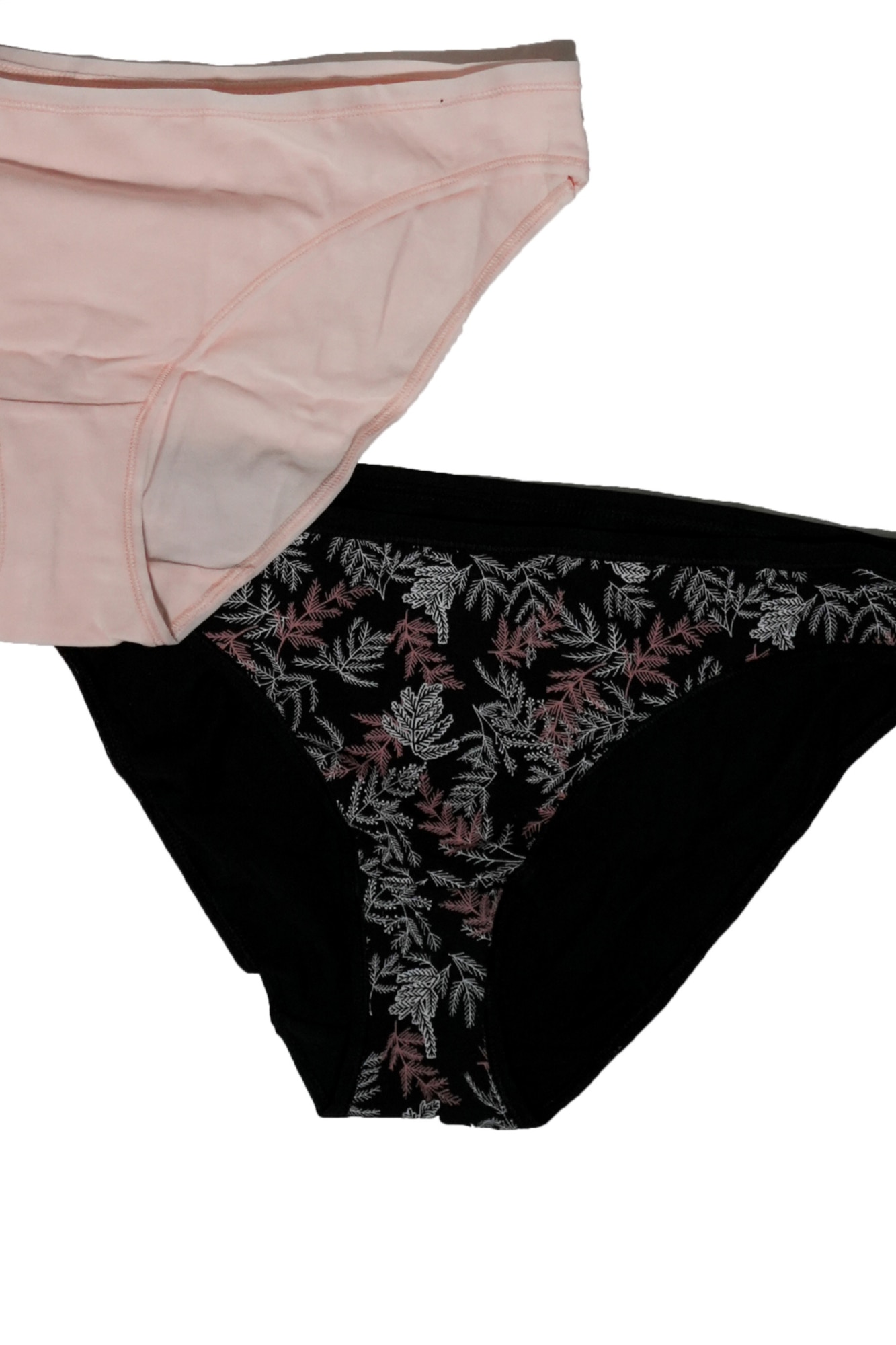 Set Chiloti Dama Bumbac - 3 bucati Negru/Roz, marimea 40 L - eMAG.ro