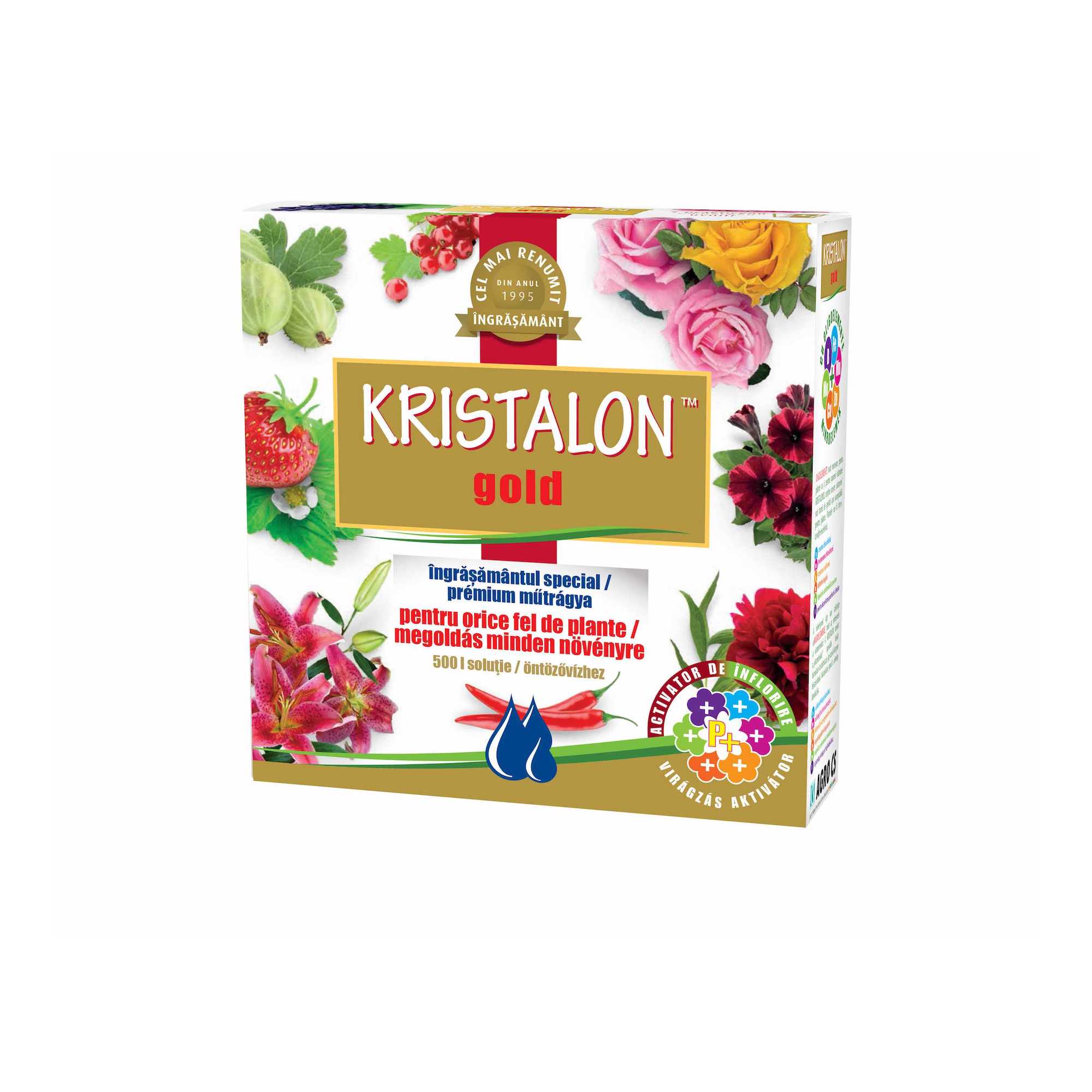 Ingrasamant Kristalon GOLD, 0.5 kg - eMAG.ro