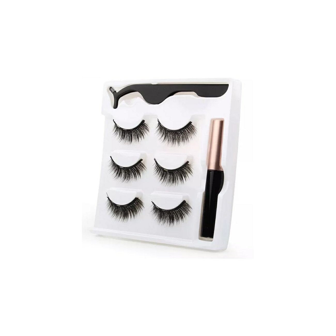 Set 3 perechi de Gene Magnetice si Penseta si Creion de Ochi - eMAG.ro