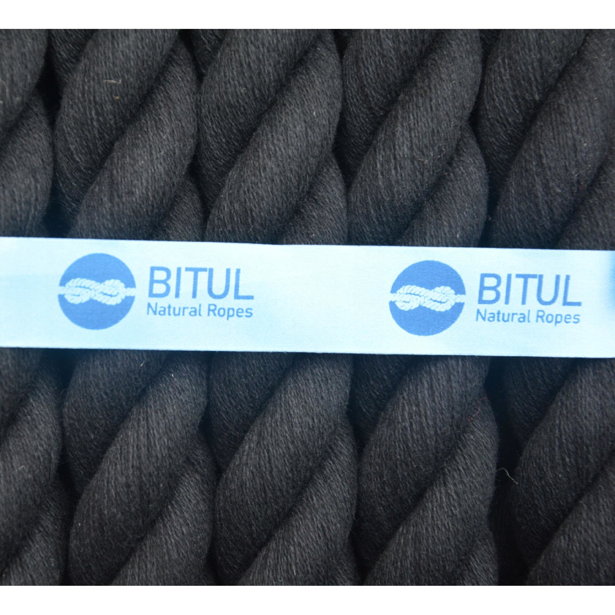 Sodrott kötél, Bitul, Pamut, 1m, Fekete - eMAG.hu