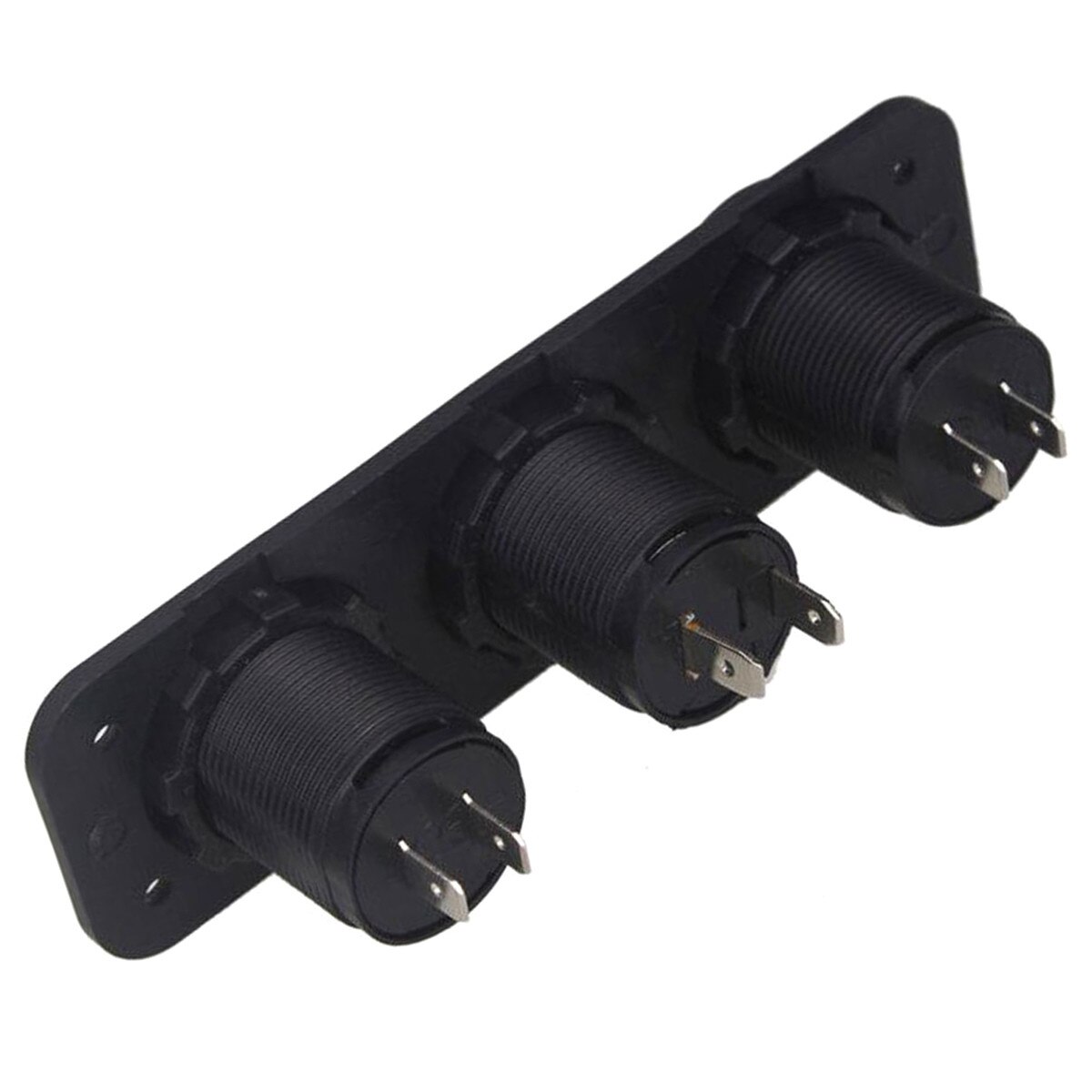 Panou multifunctional auto tip priza, Zola®, cu 2 x USB/voltametru ...