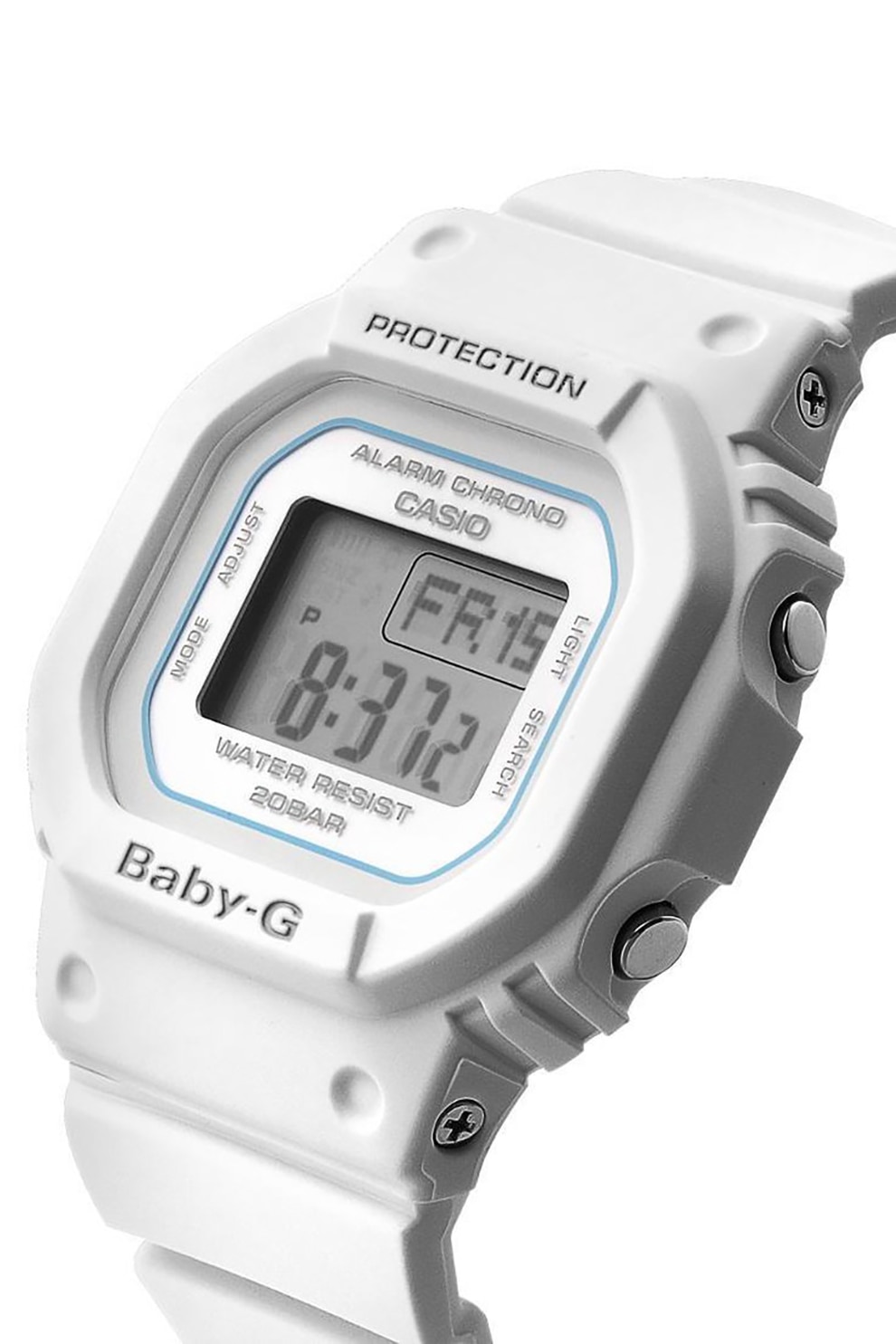Casio, Ceas cronograf Baby-G, Alb - eMAG.ro