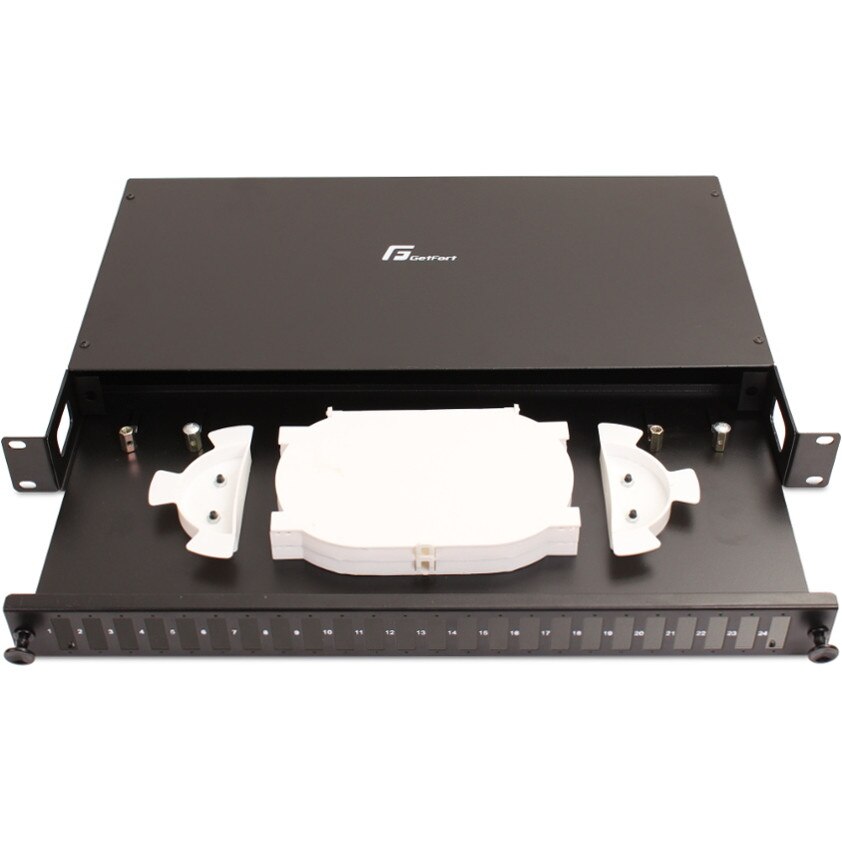 Panou de patch-uri fibra optica, Getfort, Metal, 19 inchi,Negru - eMAG.ro