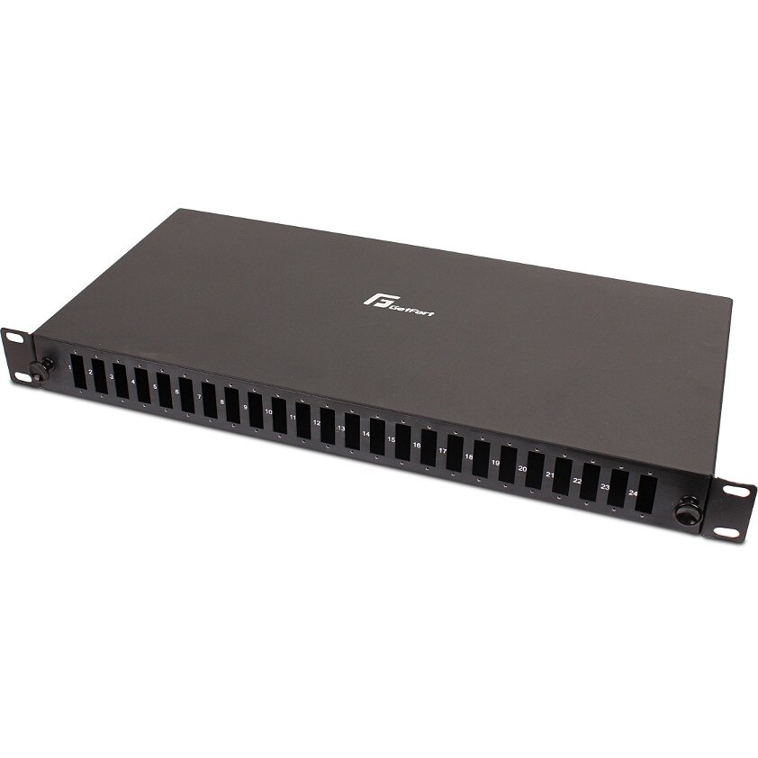 Panou de patch-uri fibra optica, Getfort, Metal, 19 inchi,Negru - eMAG.ro