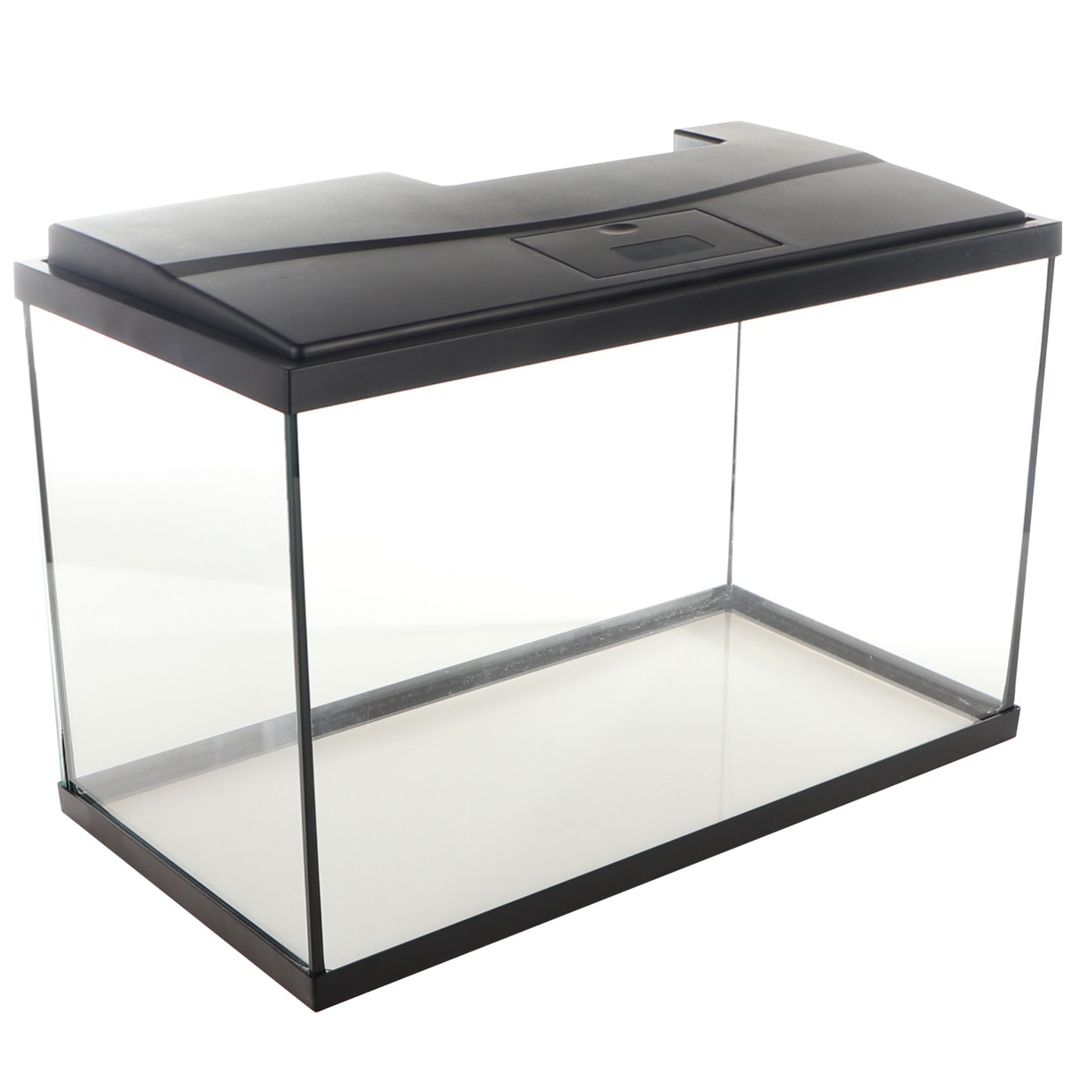 Acvariu cu capac, Resun, Sticla, 20 l, Negru - eMAG.ro