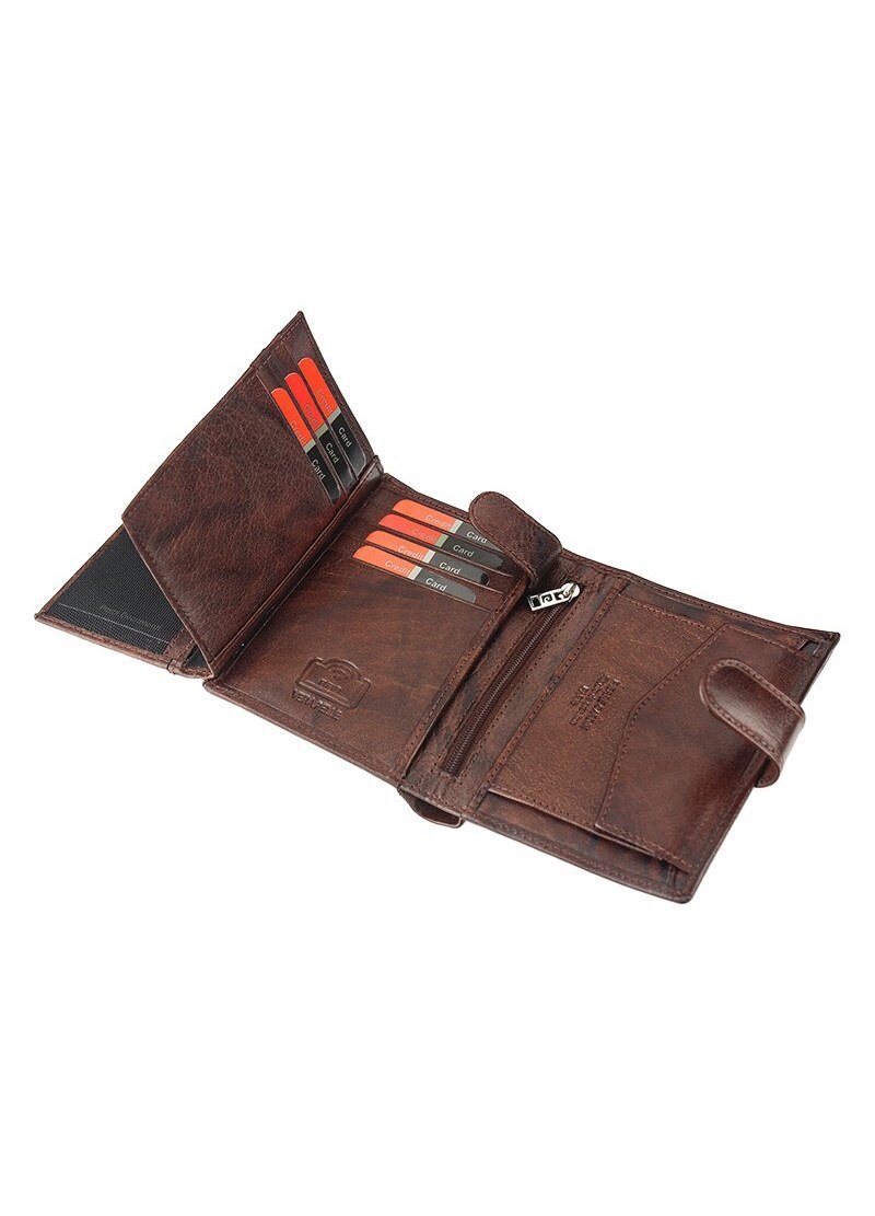 Portofel Barbati, Pierre Cardin, Piele naturala, Maro - eMAG.ro