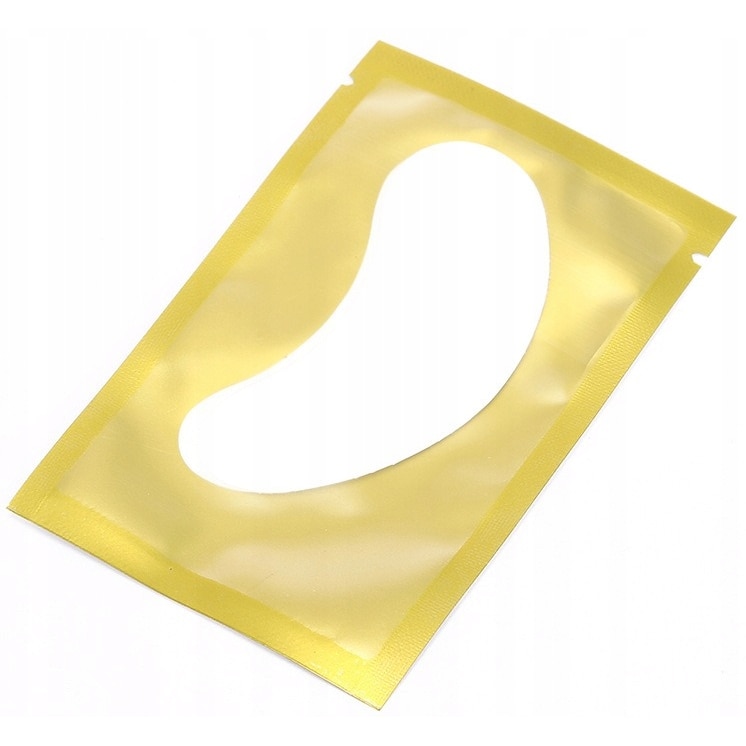 Set 100 bucati plasturi din hidrogel, extensii de gene, pentru ochi ...