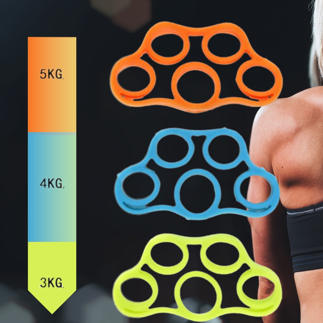 Set 3 Flexori Palmare Zenino - 3 Niveluri de Dificultate, Antrenament ...