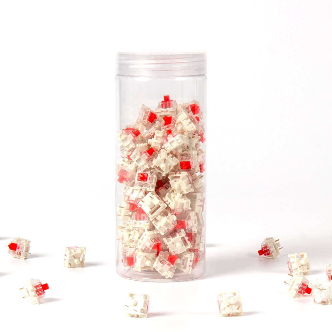 Set switch-uri pentru tastaturi mecanice Gateron Silent Switch Red 110 ...