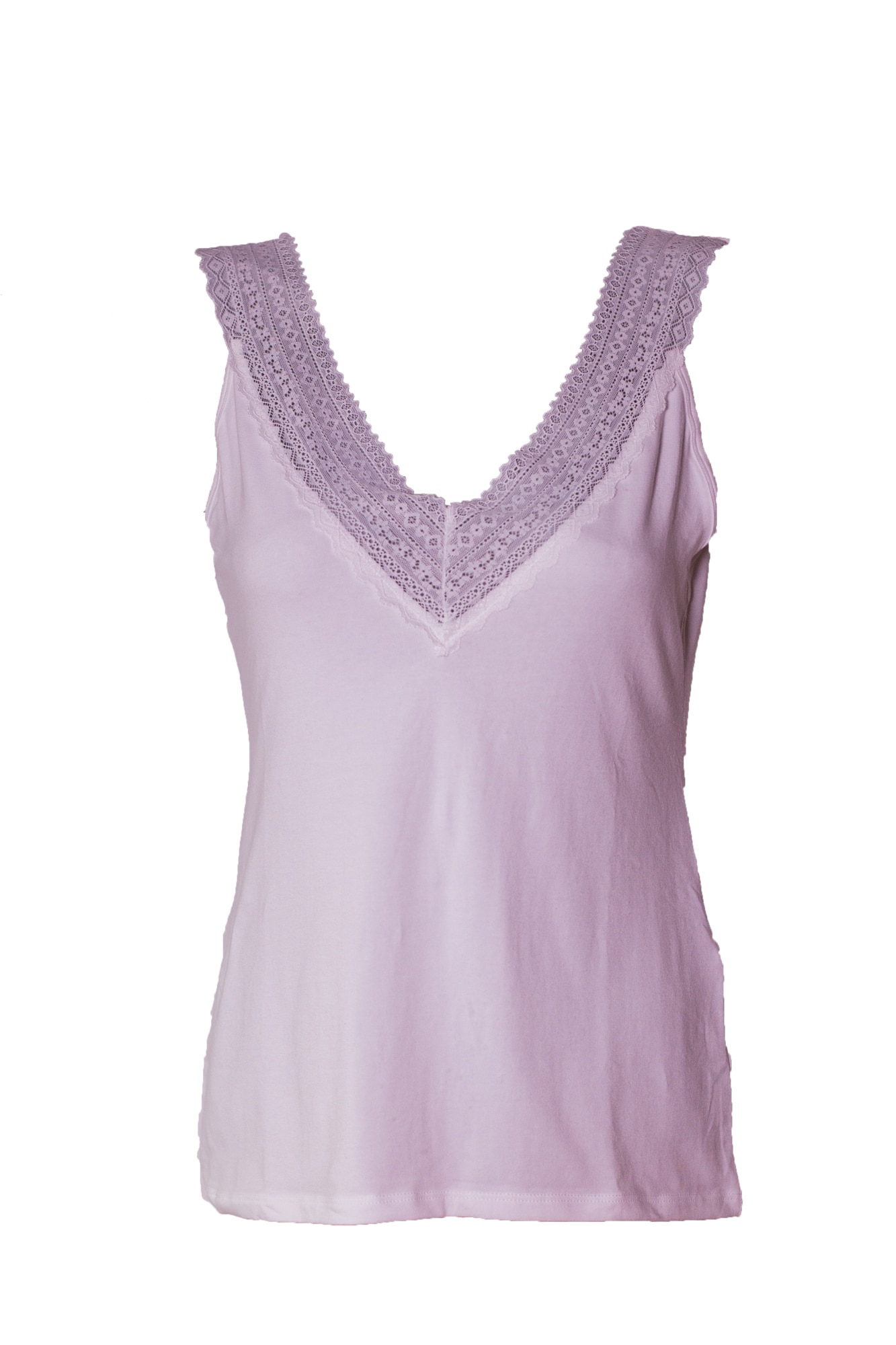 Set Maiou Dama cu Dantela - 2 bucati Alb/Roz, marimea 38 M - eMAG.ro