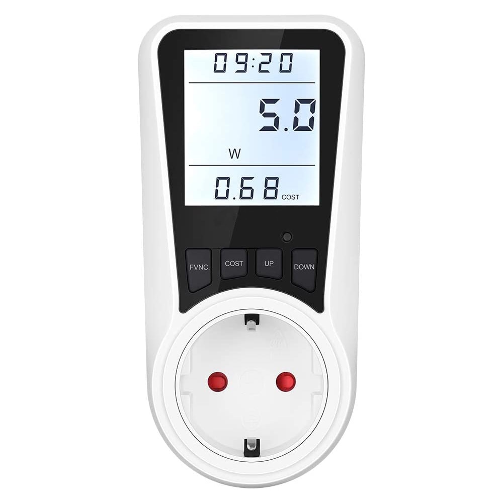 Priza cu Contor de Energie, Vaxiuja, Display Digital LCD, Monitorizare ...