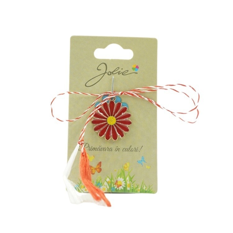 Martisor Primavara Floare Rosie - eMAG.ro