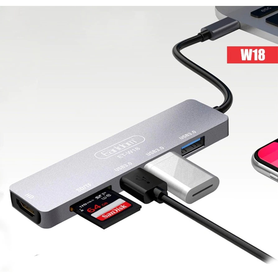 Statie de andocare, Earldom, ET-W18BG, universala, intrare tip C ...