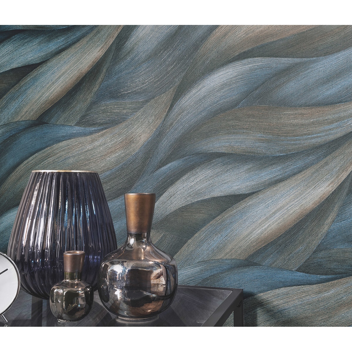 Tapet modern, model cu valuri, Casual Chic, 10257-08 0.53m x 10m - eMAG.ro