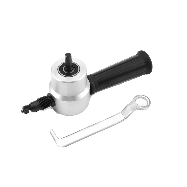 Adaptor bormasina, filetanta pentru taiat tabla, Silver - eMAG.ro
