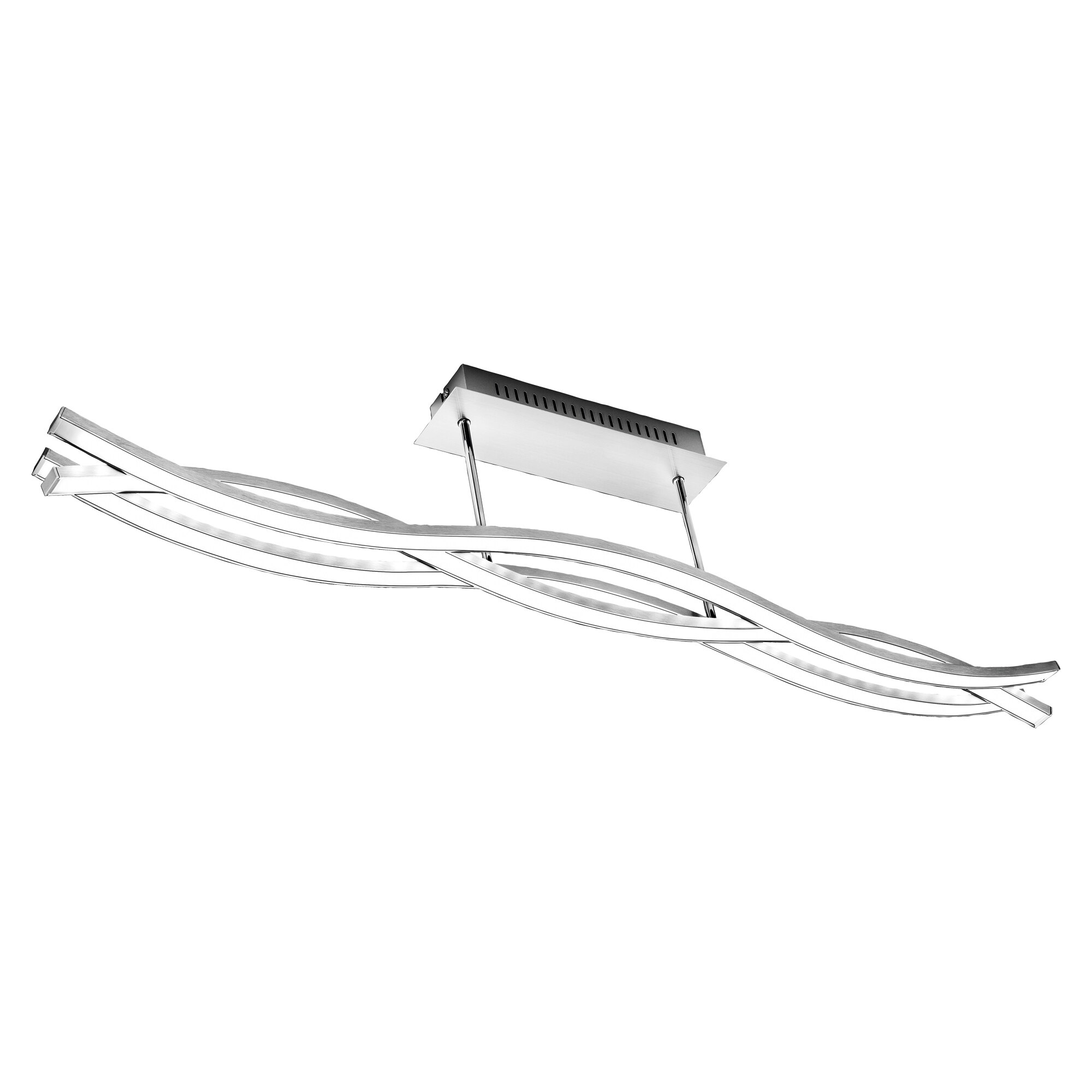 Lustra Led Wave Dimabila Briloner 1890 lumeni, 3000k, 100 cm - eMAG.ro