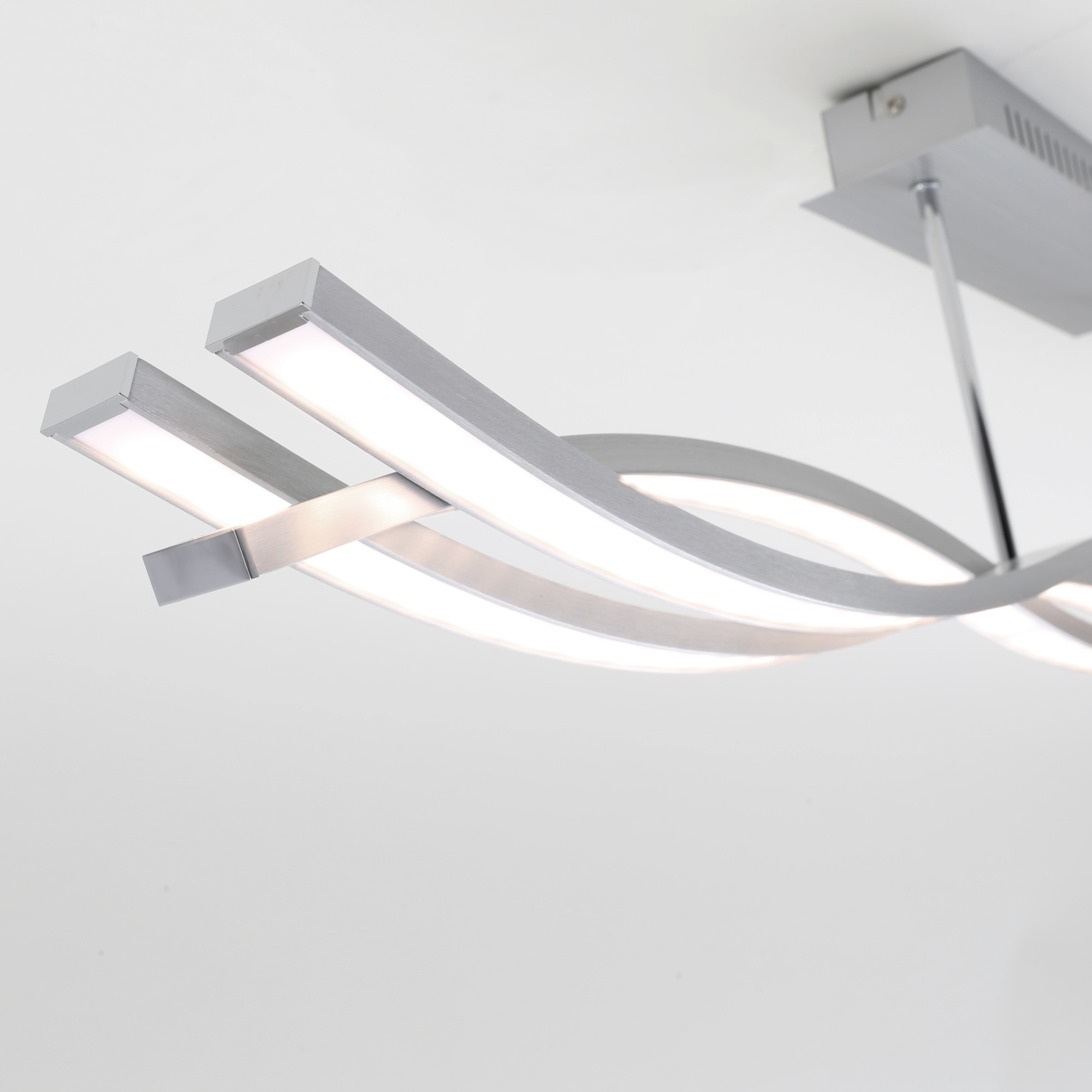 Lustra Led Wave Dimabila Briloner 1890 lumeni, 3000k, 100 cm - eMAG.ro