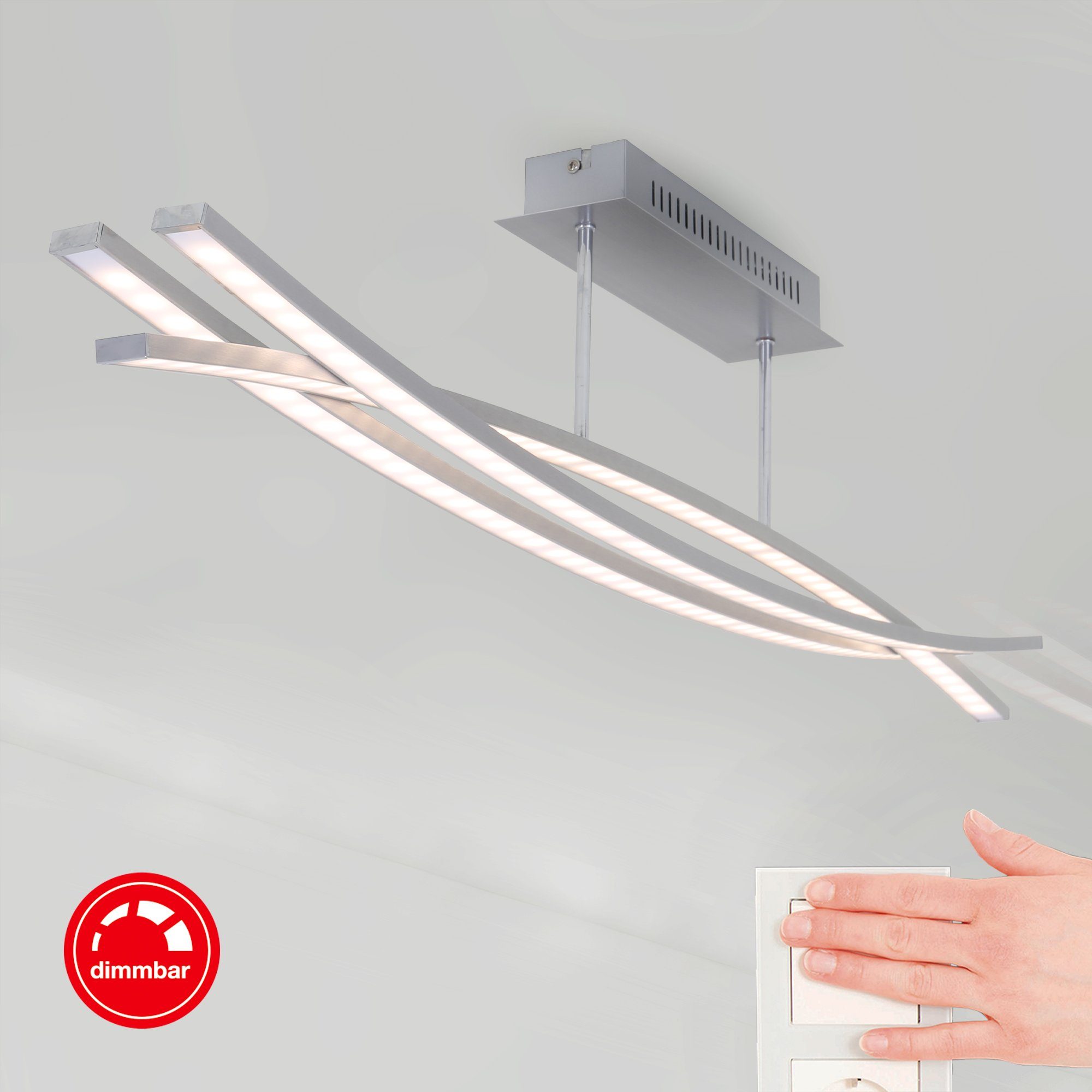 Lustra Led Living Dimabila Briloner 1890 lumeni, 3000k - eMAG.ro