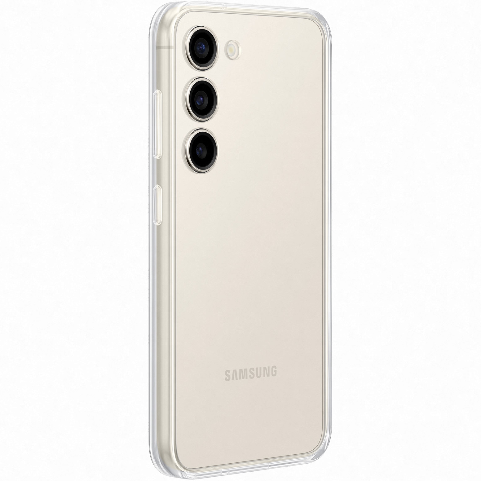 Husa de protectie Samsung Frame Case pentru Galaxy S23, White - eMAG.ro