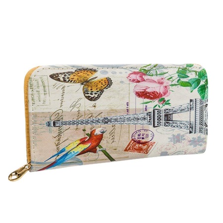 Portofel fete, Inny, Piele ecologica, Multicolor - eMAG.ro