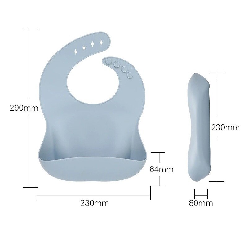 Baveta MilaBaby, Silicon, Galben - eMAG.ro