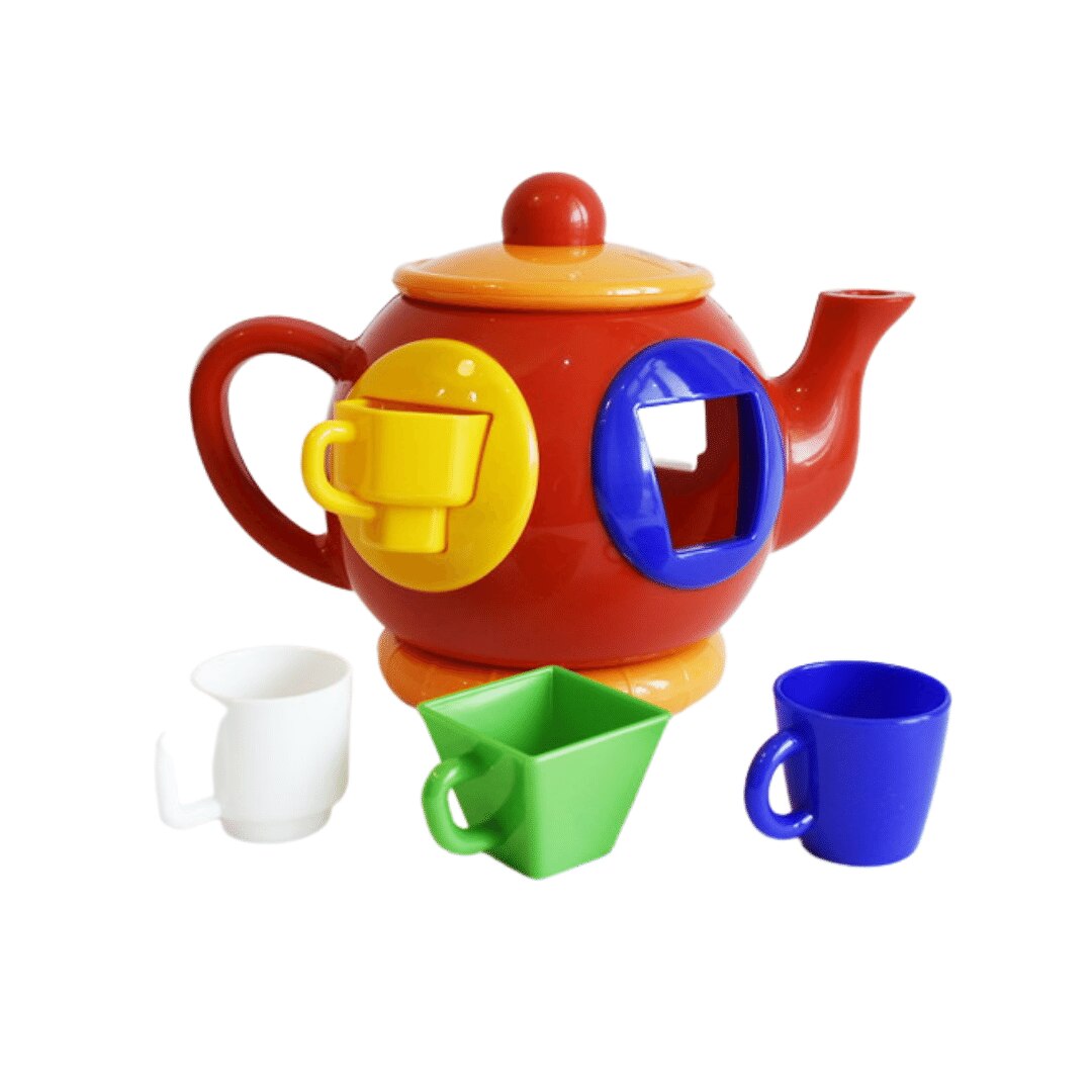 Set ceai bebe cu forme 3 in 1 din plastic multicolor - eMAG.ro