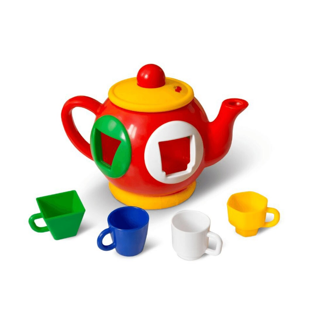 Set ceai bebe cu forme 3 in 1 din plastic multicolor - eMAG.ro