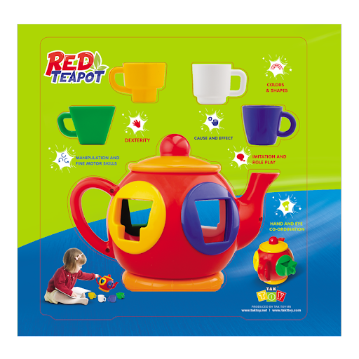 Set ceai bebe cu forme 3 in 1 din plastic multicolor - eMAG.ro