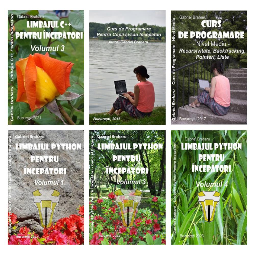 Set de 6 Carti Programare Incepatori (202), Gabriel Braharu, Colectia ...