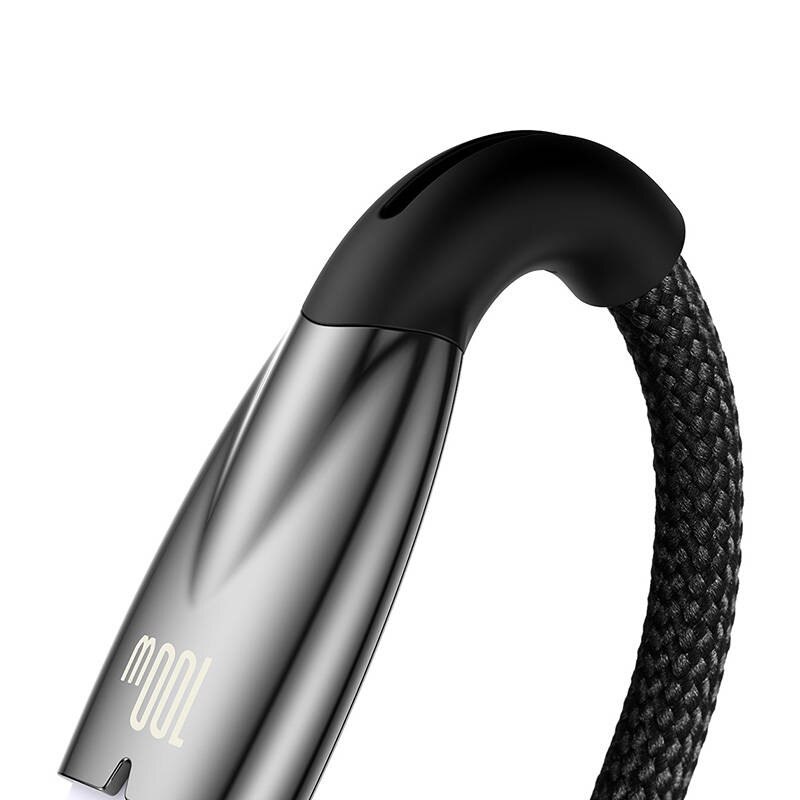 Cablu USB pentru seria USB-C Baseus Glimmer, 100W, 2m (negru) - eMAG.ro