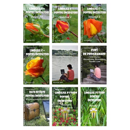 Set de 9 Carti Programare Incepatori (74), Gabriel Braharu, Colectia ...