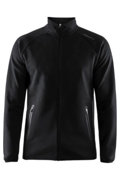 Суичър, Craft Emotion Full Zip Jacket с цип, черно, голямо - eMAG.bg
