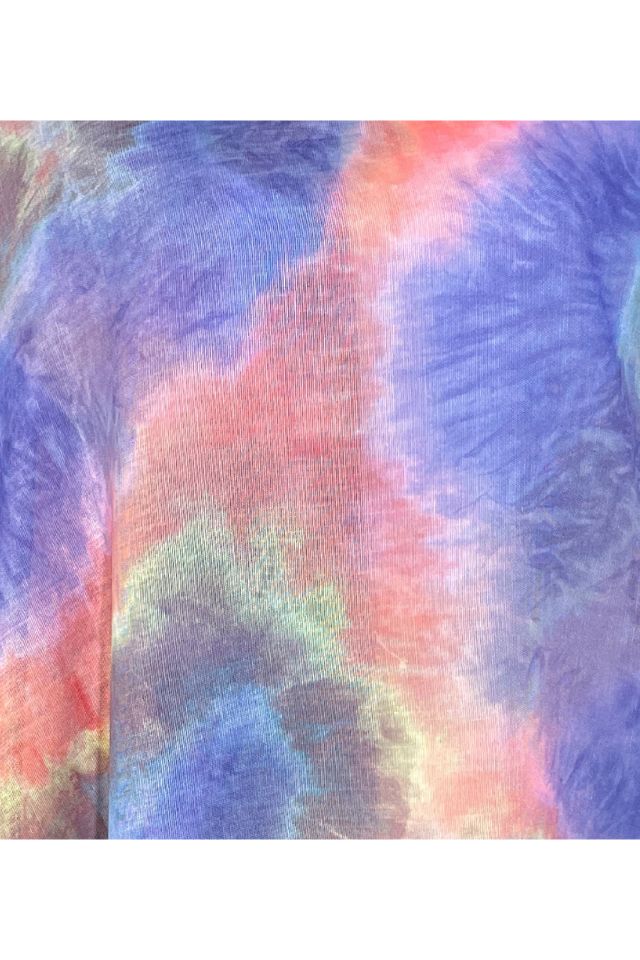 Esarfa curcubeu din casmir, Dacali, mov/roz, 185 x 75 cm - eMAG.ro