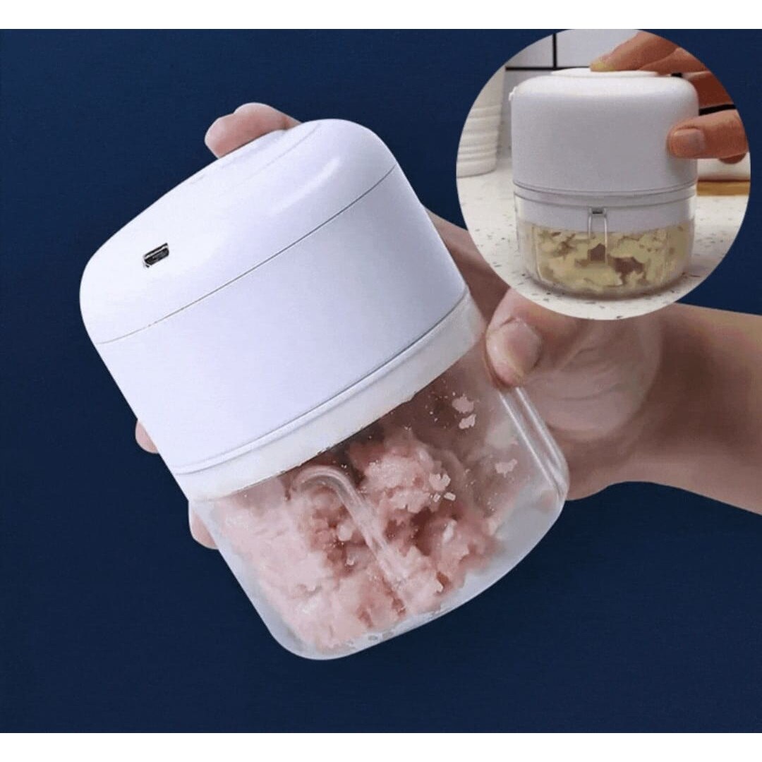 Mini tocator electric, capacitate 250 ML, 800 MP, Alb - eMAG.ro