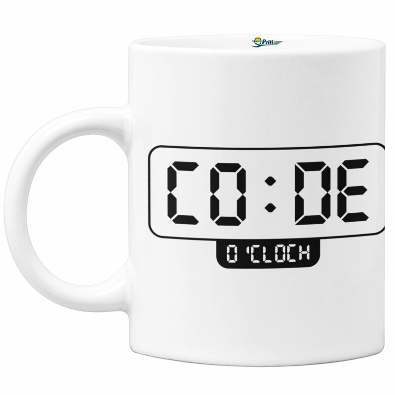 Чаша за програмисти, Priti Global, Code o'clock, 330 мл - eMAG.bg