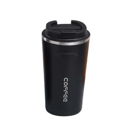 Cana termos pentru cafea, MilaSuu, Inox, 510 ml, Negru - eMAG.ro